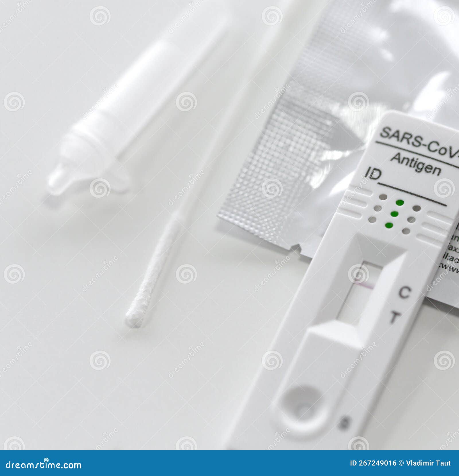 Negative Test Result by Using Rapid Test Device for COVID-19 Stock ...