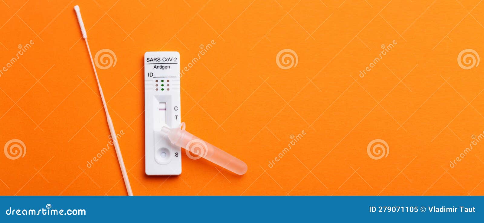 Negative Test Result by Using Rapid Test Device for COVID-19 Stock ...