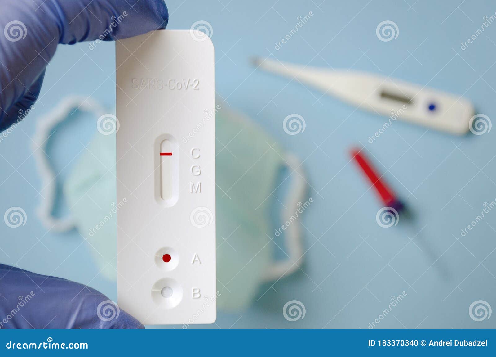 Negative Test Result by Using Rapid Test for COVID-19, Quick Fast ...