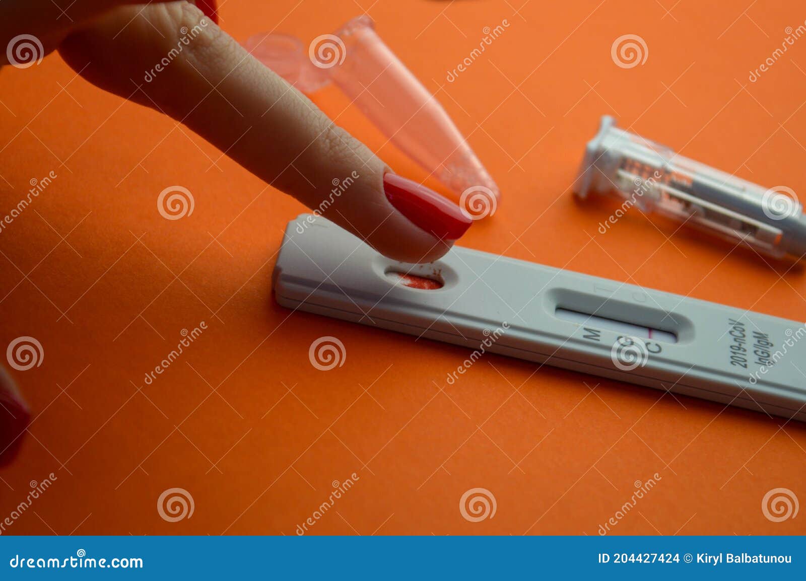 Negative Test Result By Using Rapid Test For COVID-19, Quick Fast ...