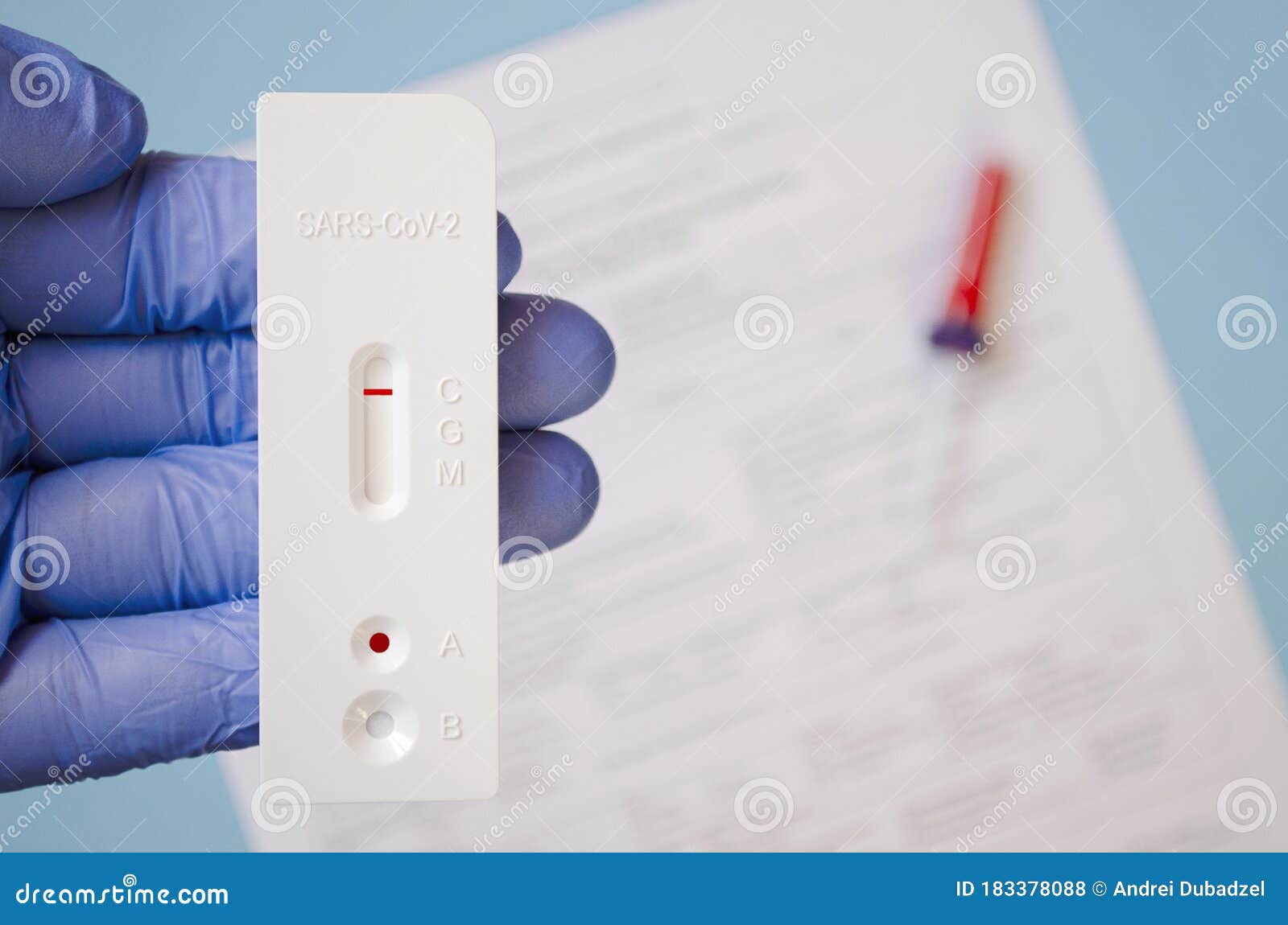 Negative Test Result by Using Rapid Test for COVID-19, Quick Fast ...