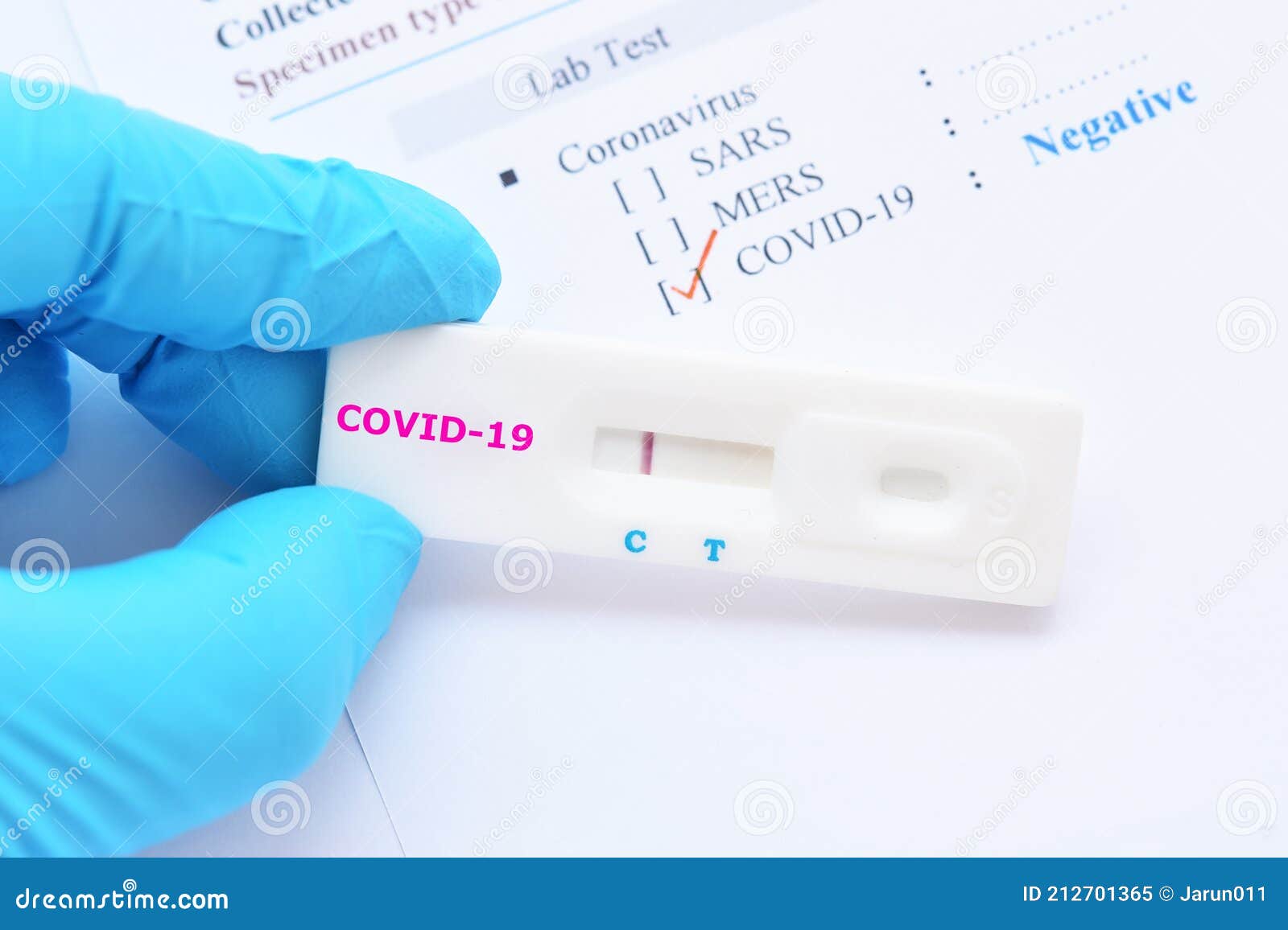Negative Test Result by Using Rapid Test Device for COVID-19 Virus ...