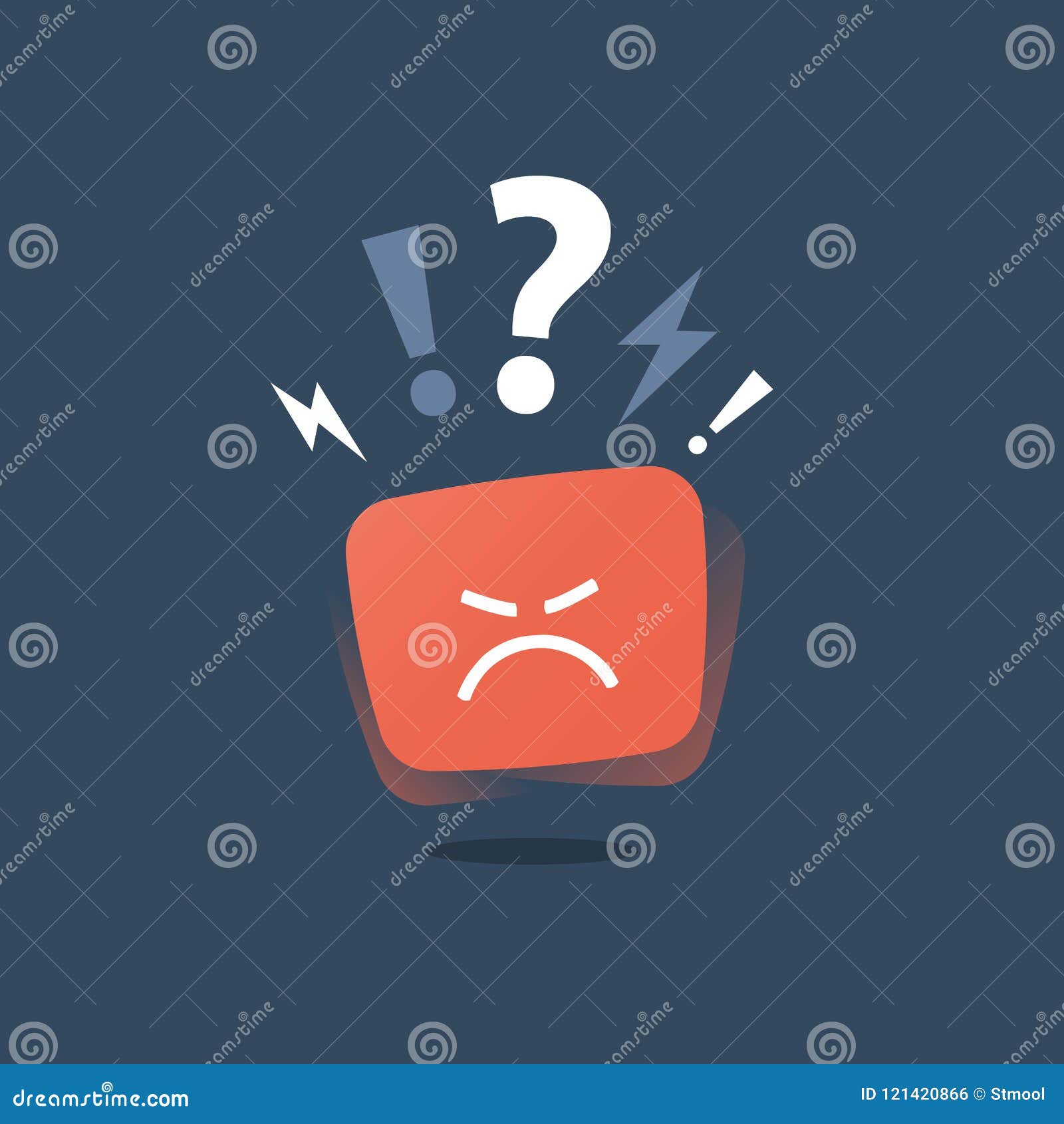 Emoticon Sticker With Crying Face Character Royalty-Free Stock ...