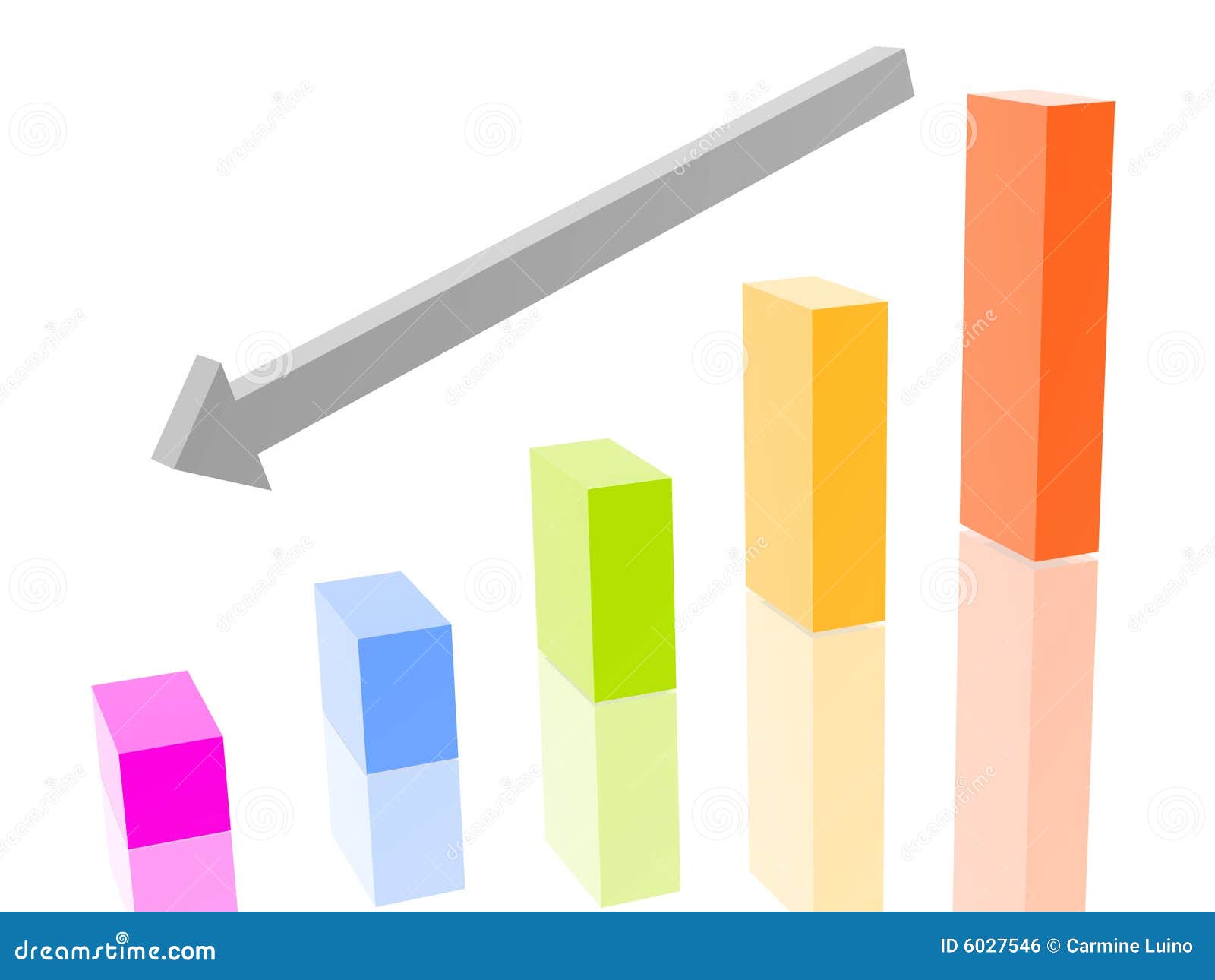 Negative trend stock illustration. Illustration of media - 6027546