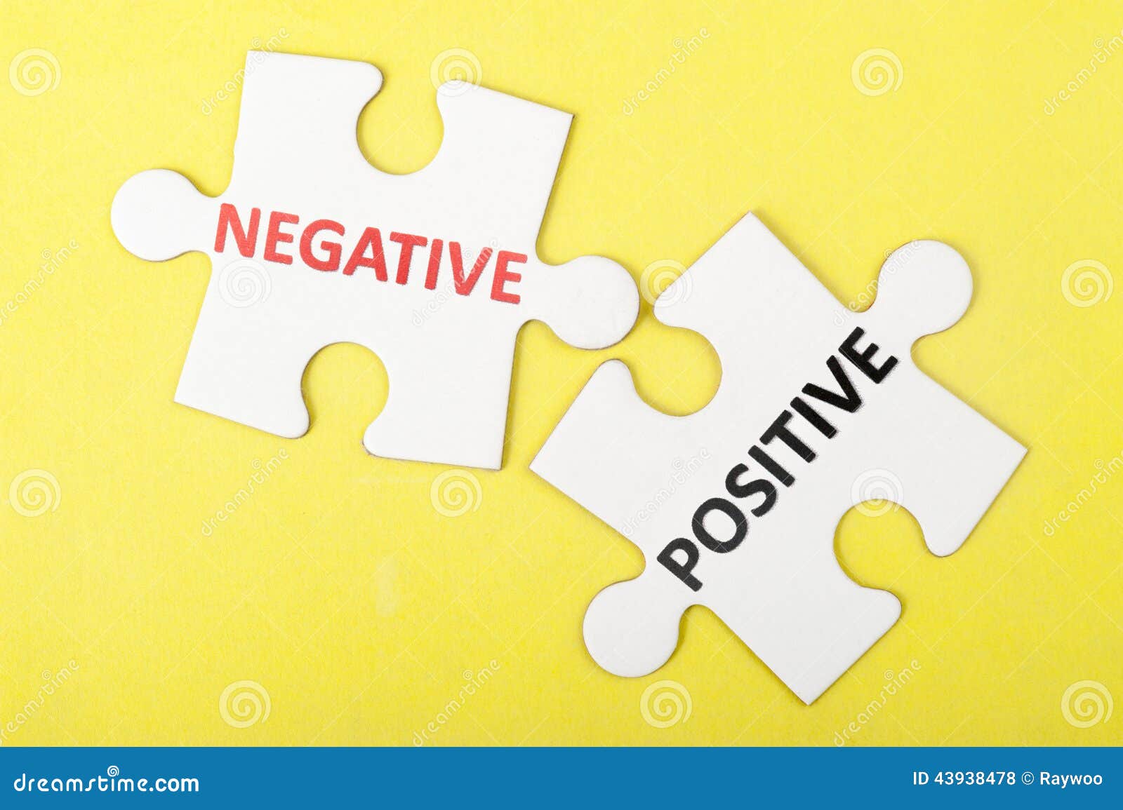 Negative Versus Positive Stock Photo - Image: 43938478