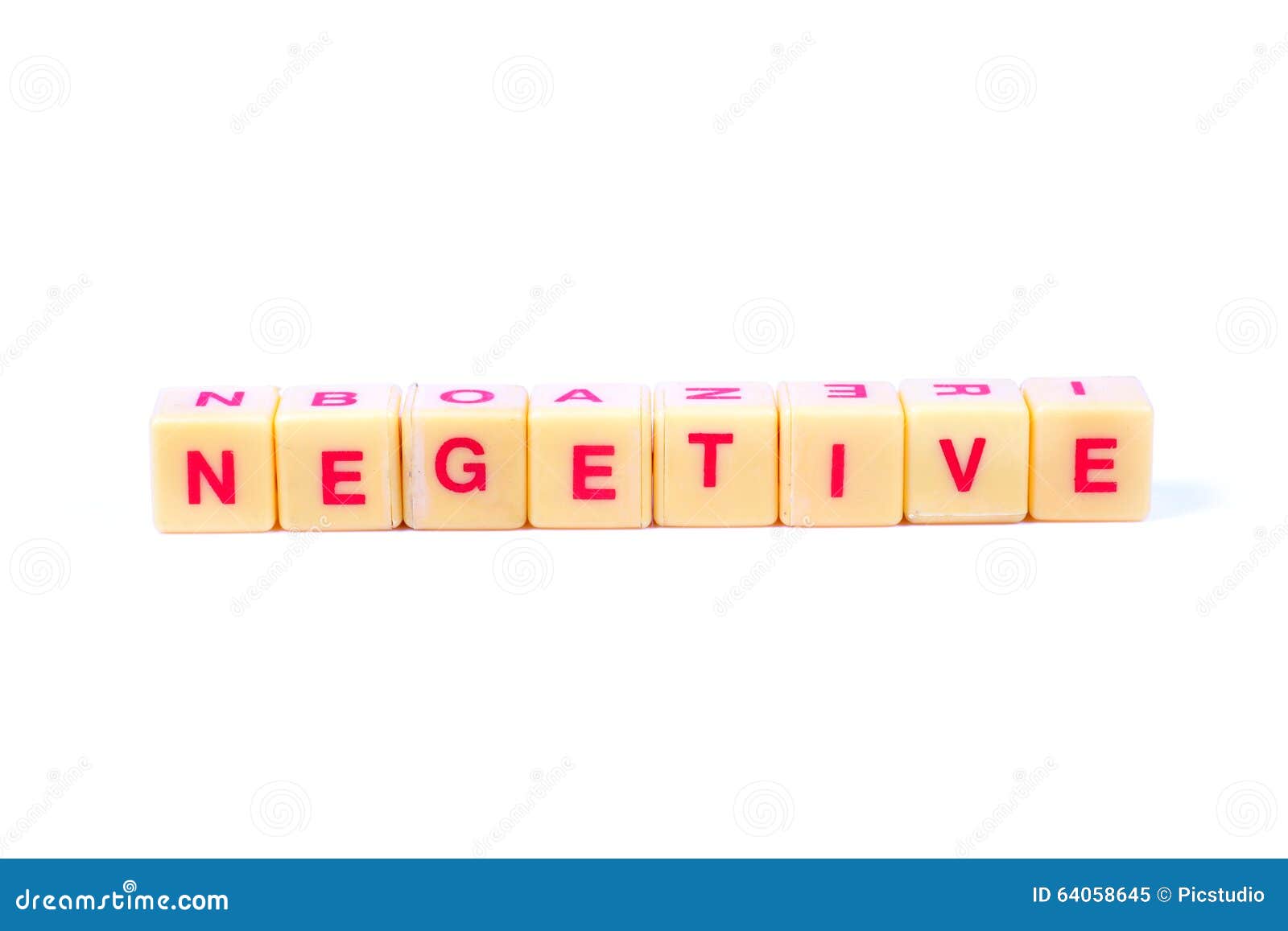 Negetive thinking stock image. Image of still, thinking - 64058645