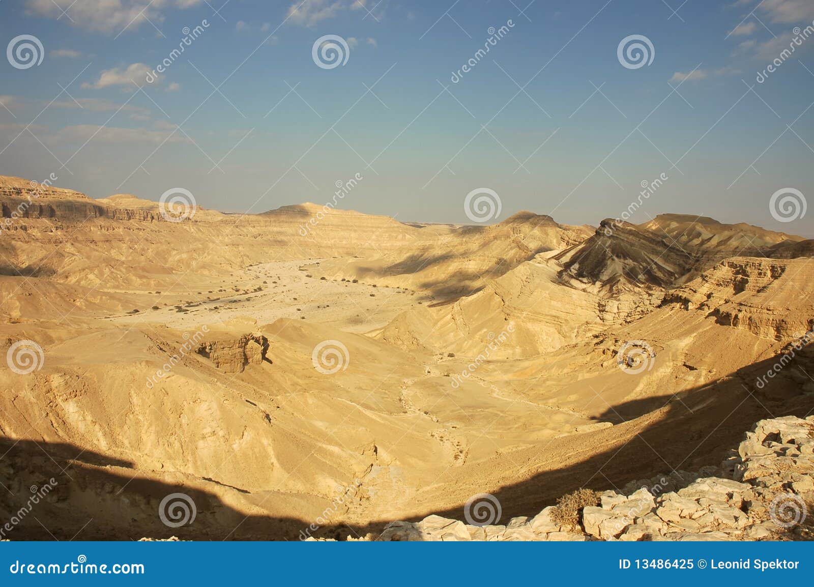 Negev desert, Israel. stock image. Image of desolation - 13486425