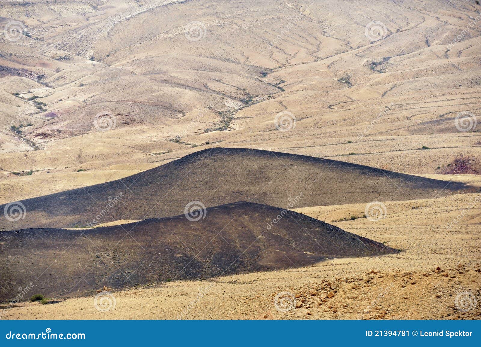 Negev Desert, Israel. stock image. Image of crater, climate - 21394781