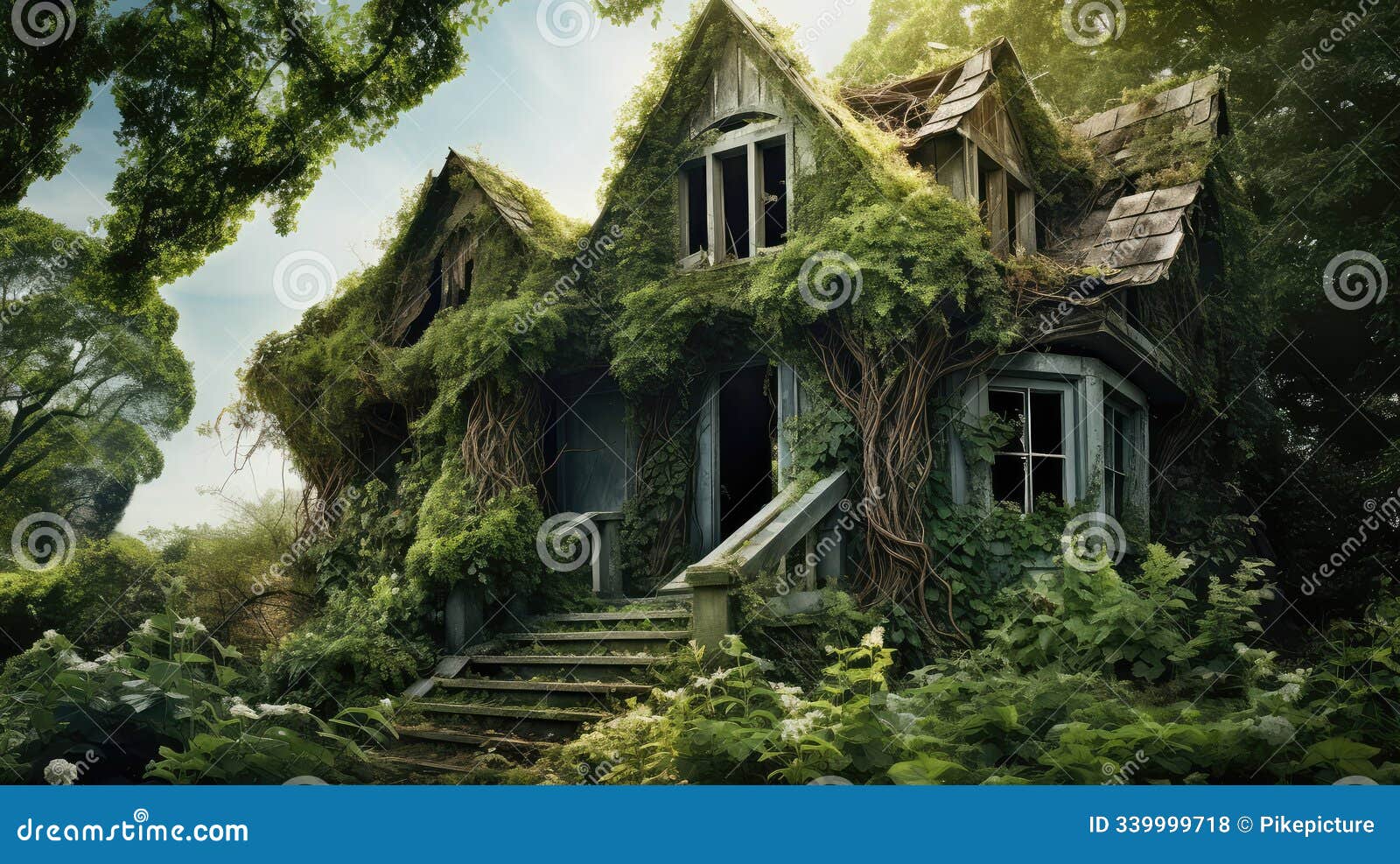 Neglect house falling down stock photo. Image of dilapidated - 339999718