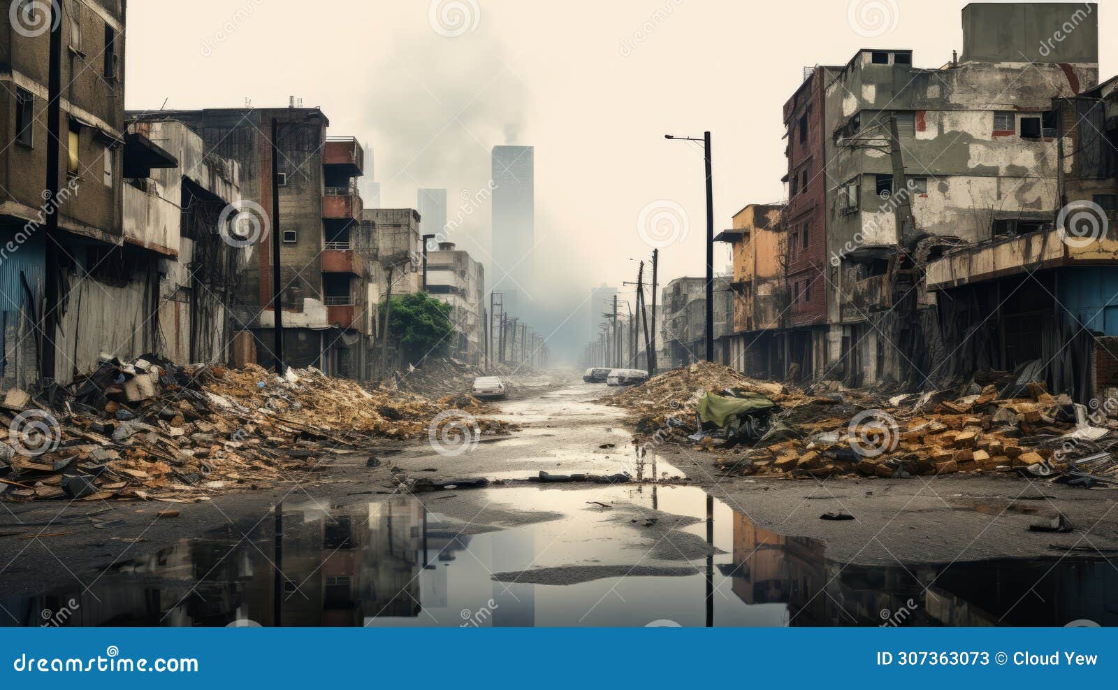 Neglected And Deteriorating Urban Structures, Visual Pollution Royalty ...