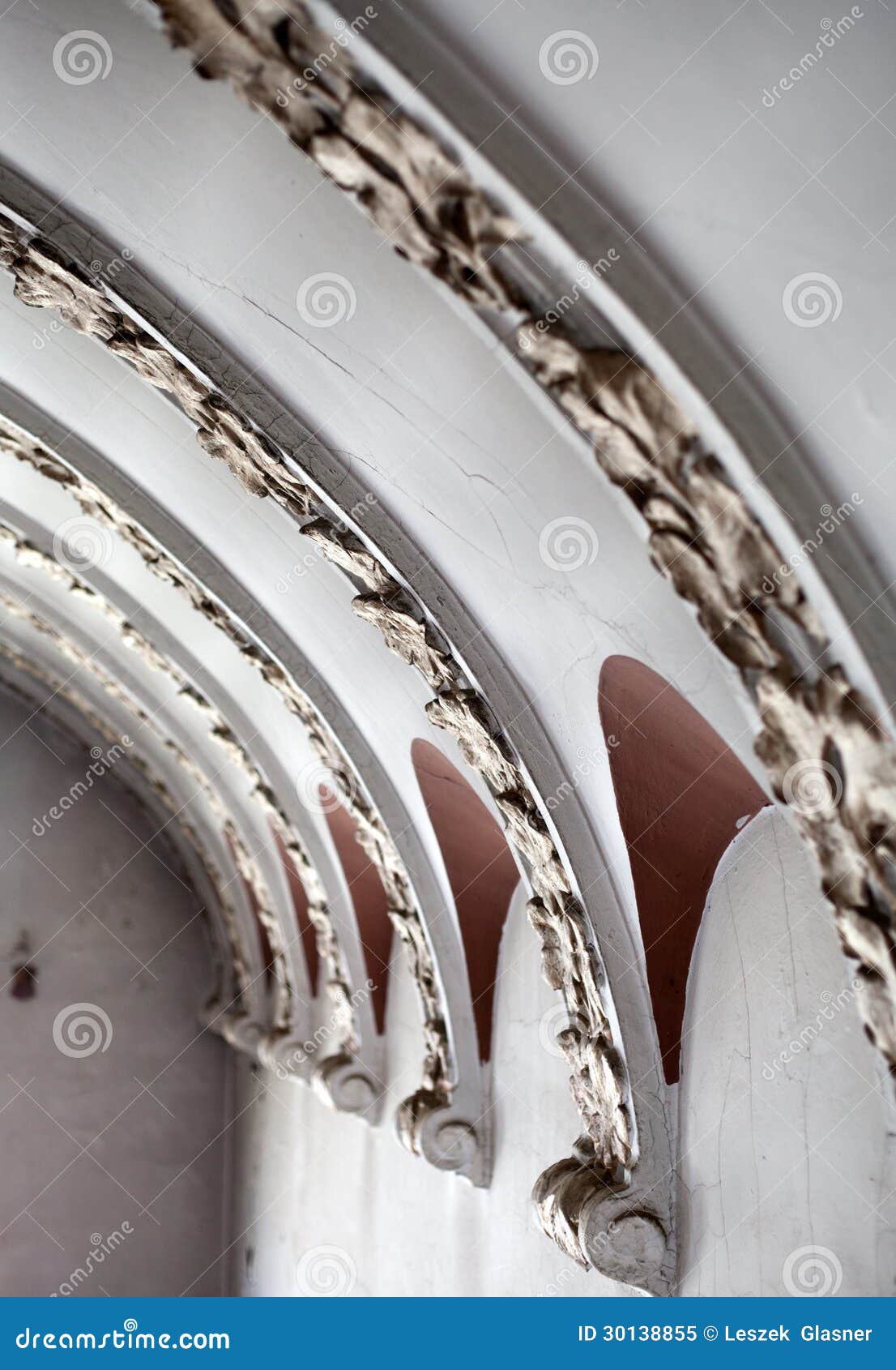 Neglected and Dirty Ceiling in Classic Interior Stock Image - Image of ...