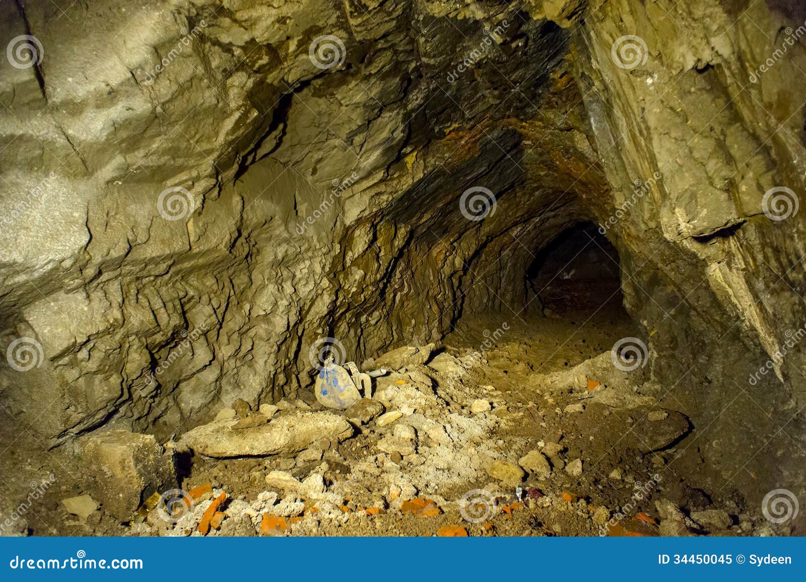 Neglected lead mine stock image. Image of lead, bunker - 34450045