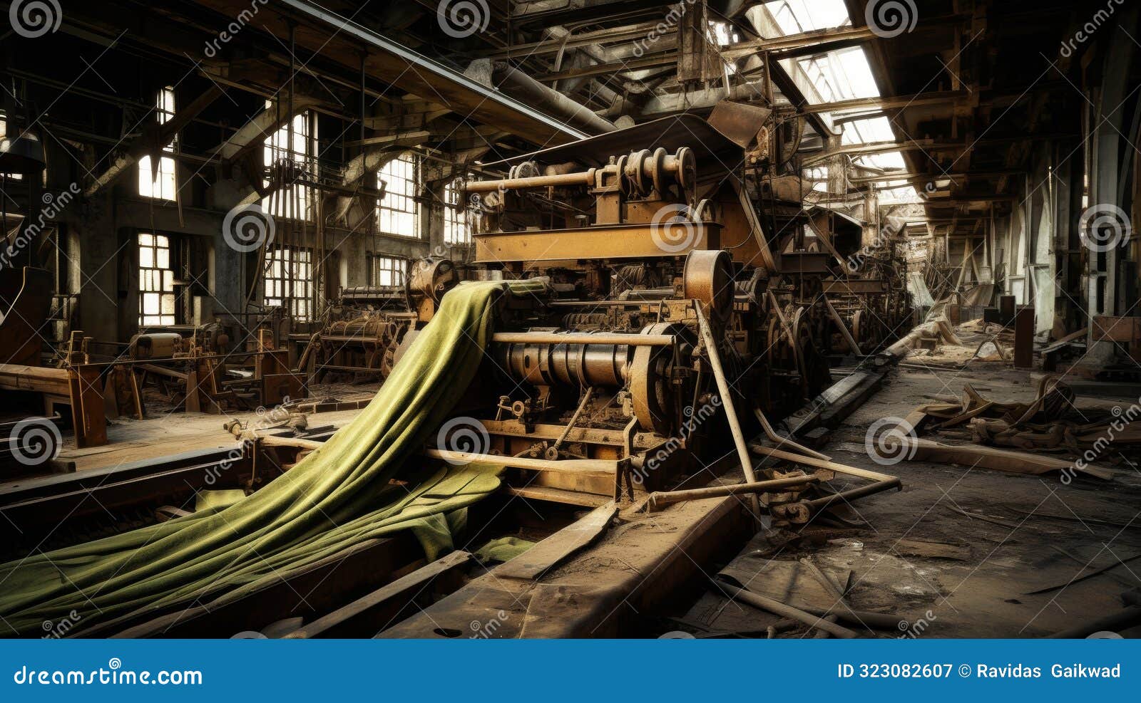Textile Mill Equipment Icon Color Outline Vector Stock Image ...