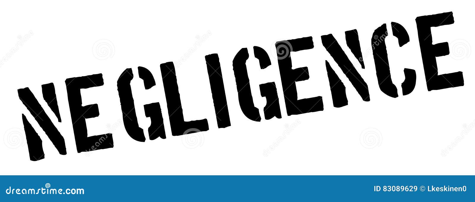 Negligence Black Rubber Stamp on White Stock Illustration ...