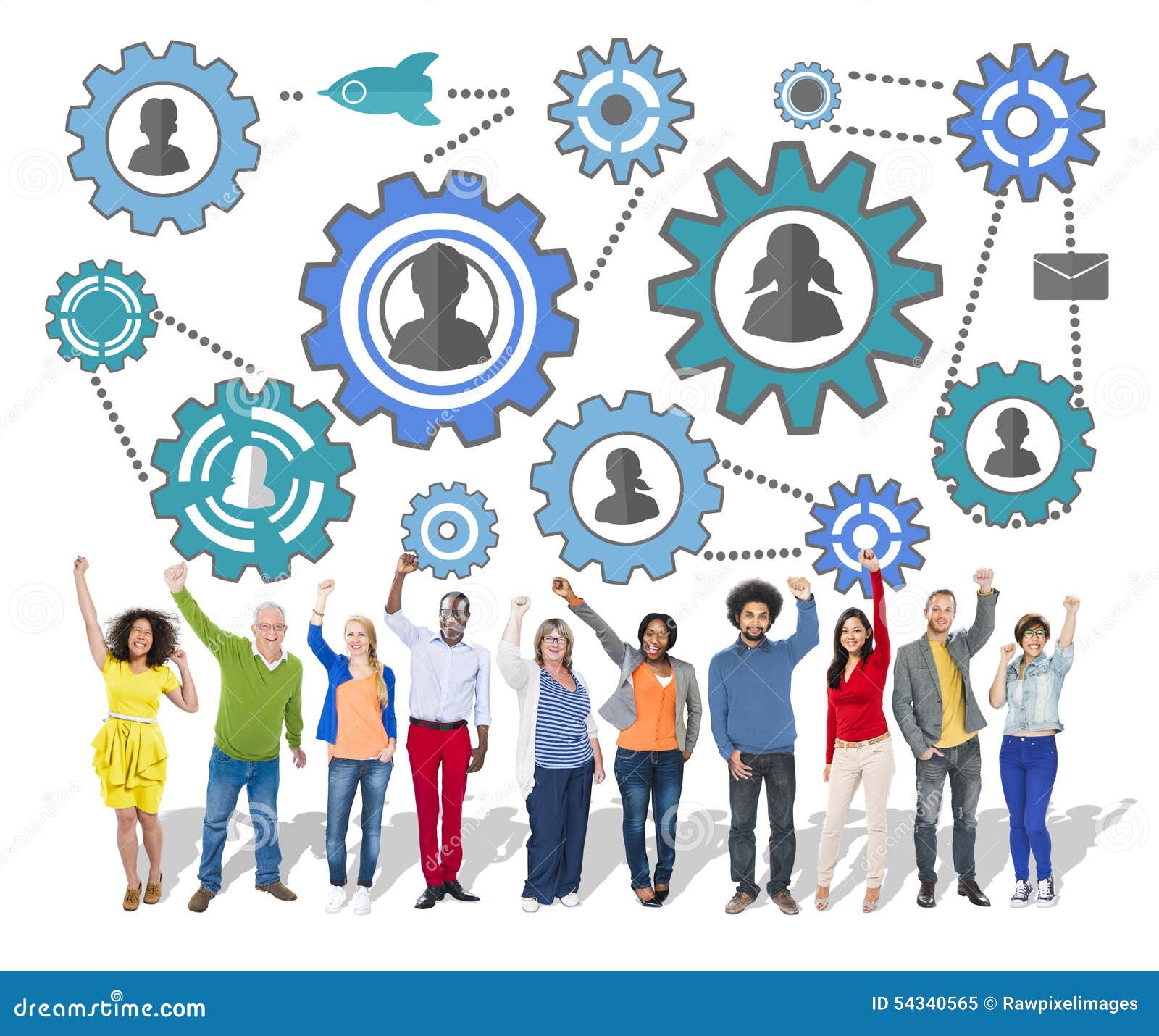 Negocio Team Partnership Collaboration Support Concep De La Comunidad ...