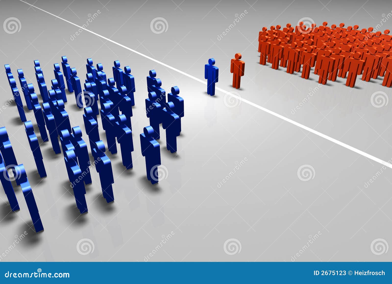 Negotiation stock illustration. Illustration of confrontation - 2675123