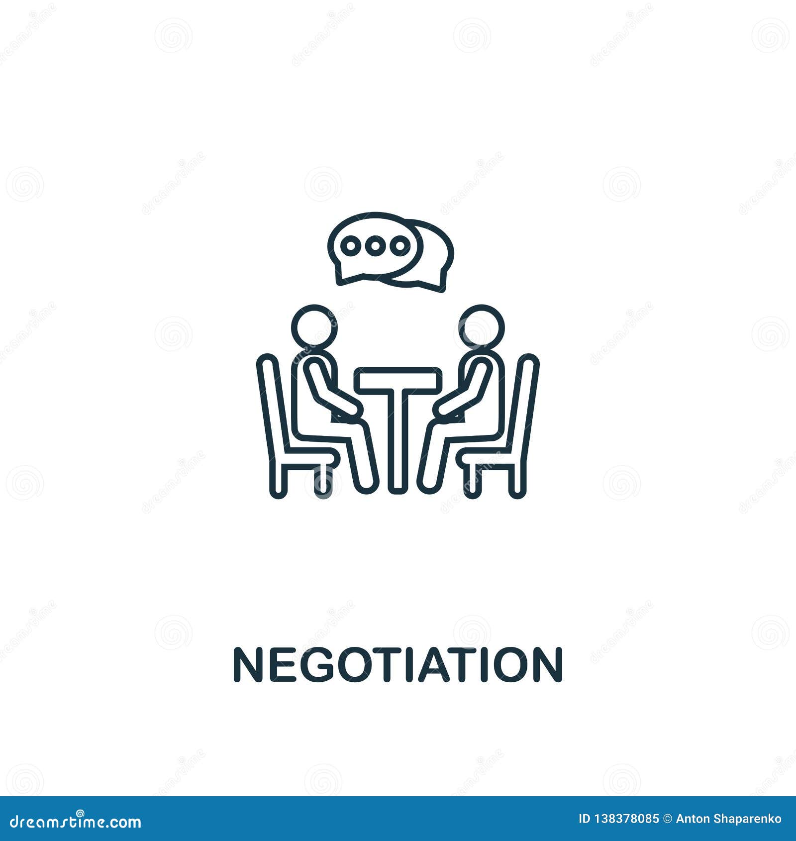 Negotiation Icon. Simple Element From Soft Skills Icons Collection ...