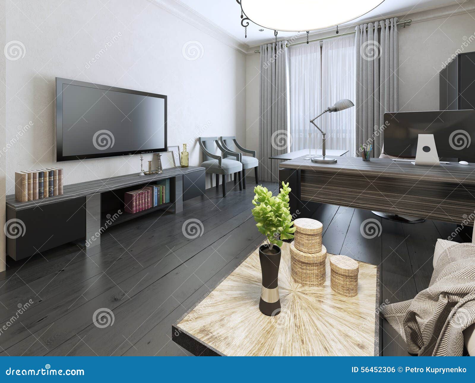 Negotiation Room Eclectic Design Stock Photo - Image of business ...