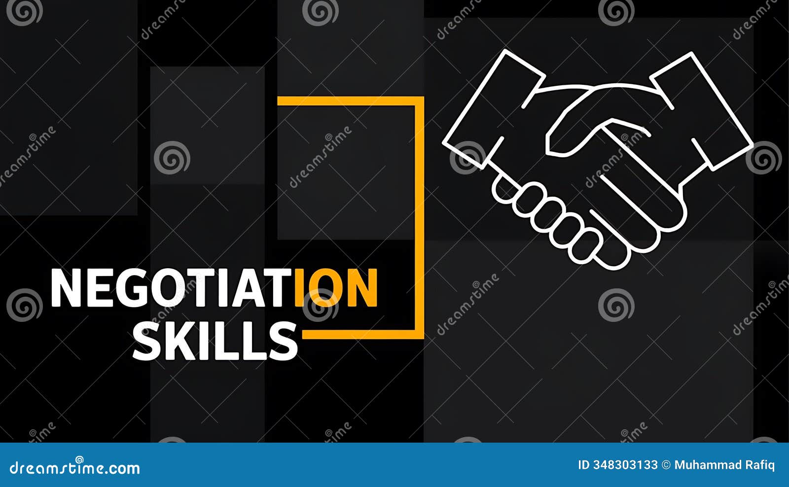 Negotiation Skills And Effective Persuasion Talk Outline Hands Concept ...