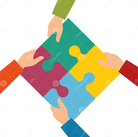 Negotiation Team Work Flat Icons Stock Vector - Illustration of concept ...