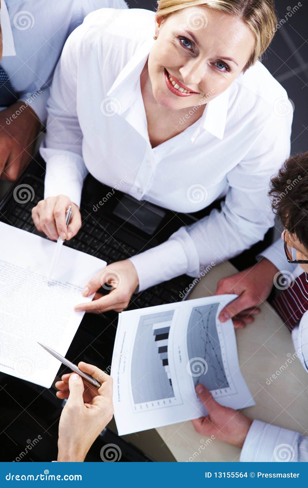 During negotiations stock photo. Image of corporate, angle - 13155564
