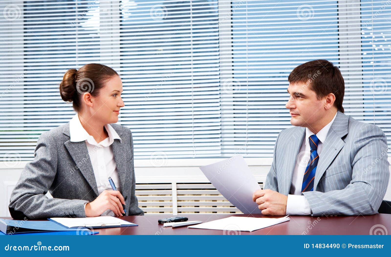 Negotiations stock photo. Image of confident, adult, boss - 14834490