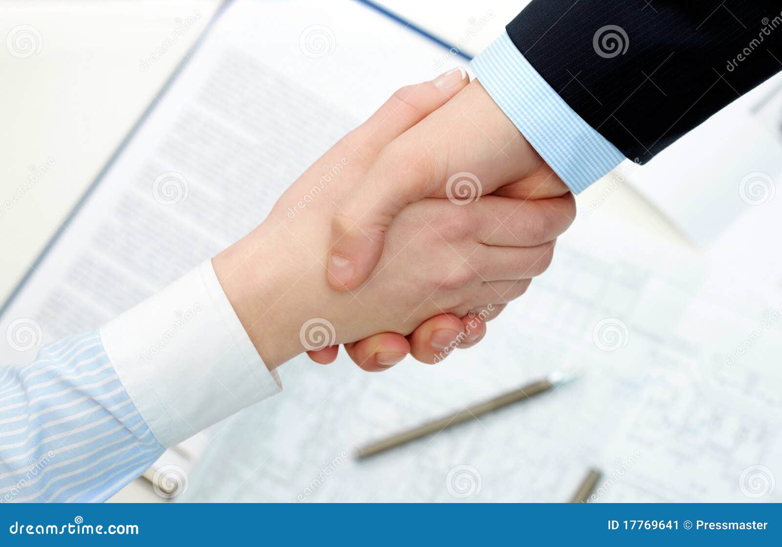 After negotiations stock image. Image of achievement - 17769641