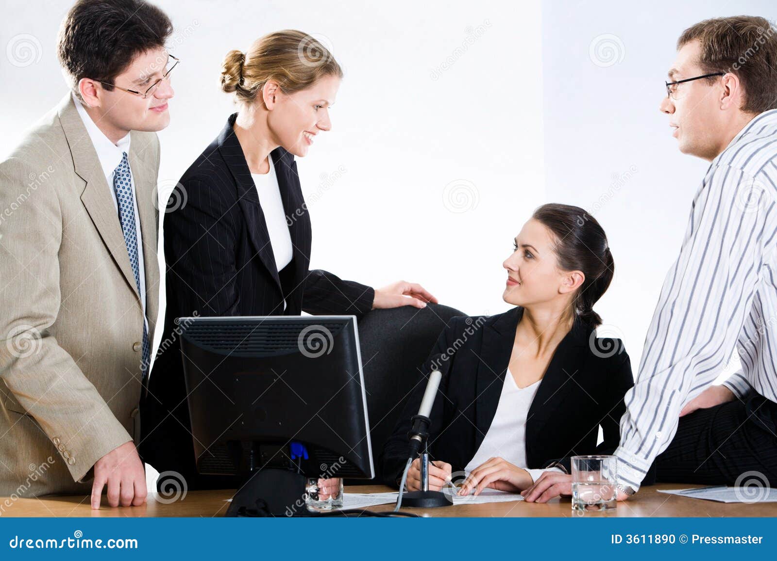 Negotiations stock photo. Image of caucasian, businesswoman - 3611890