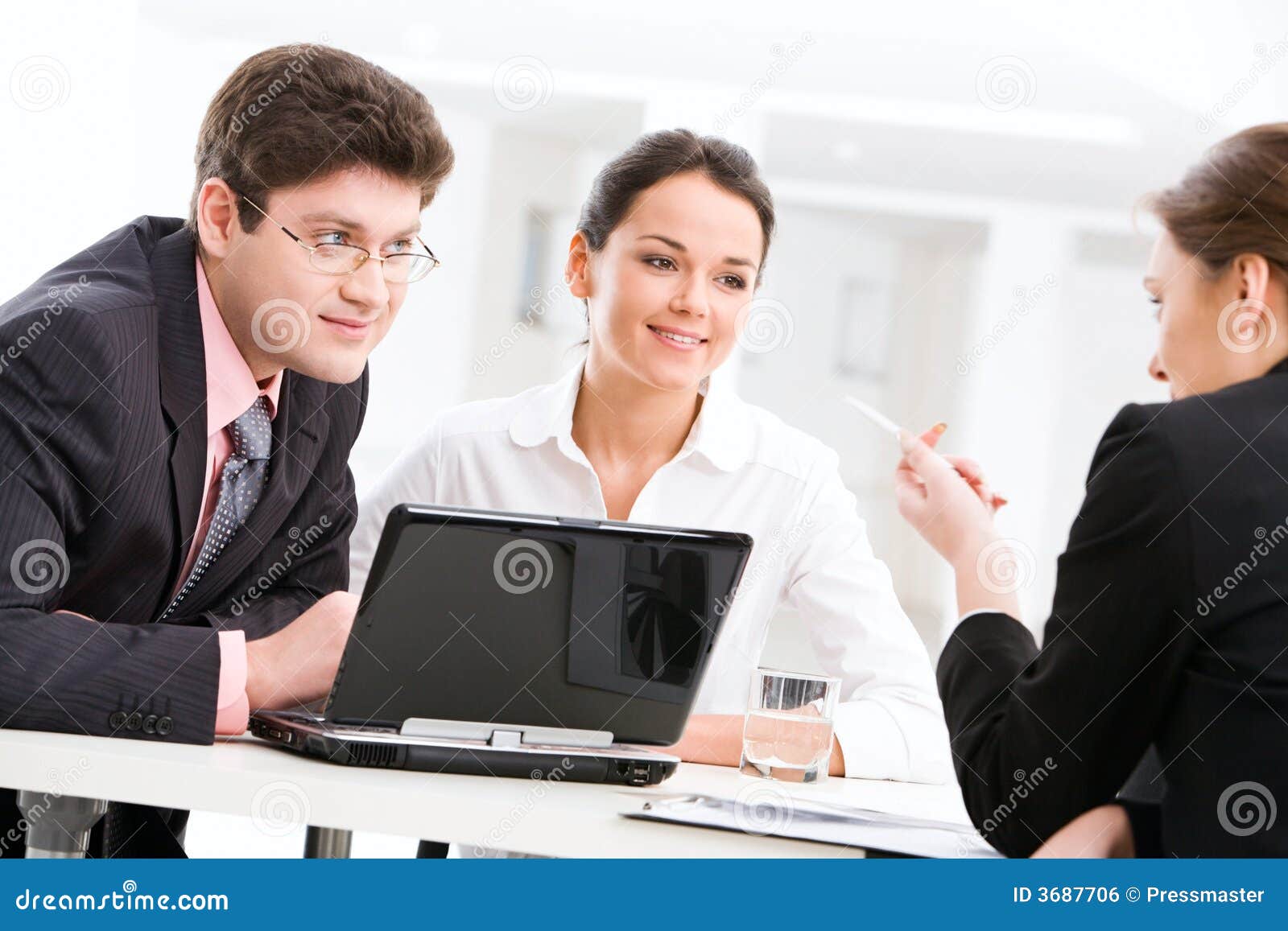 Negotiations stock photo. Image of leadership, communication - 3687706
