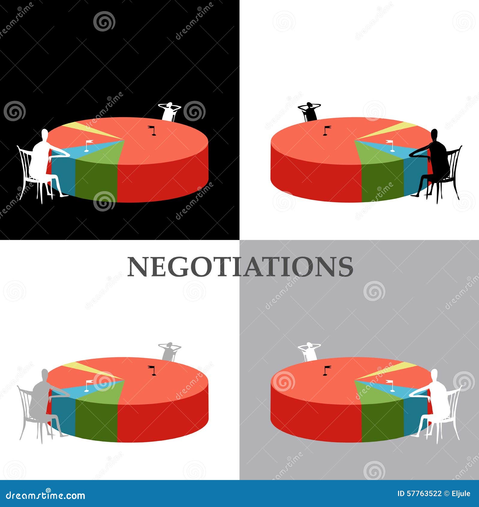 Negotiations stock vector. Illustration of teamwork, relationship ...