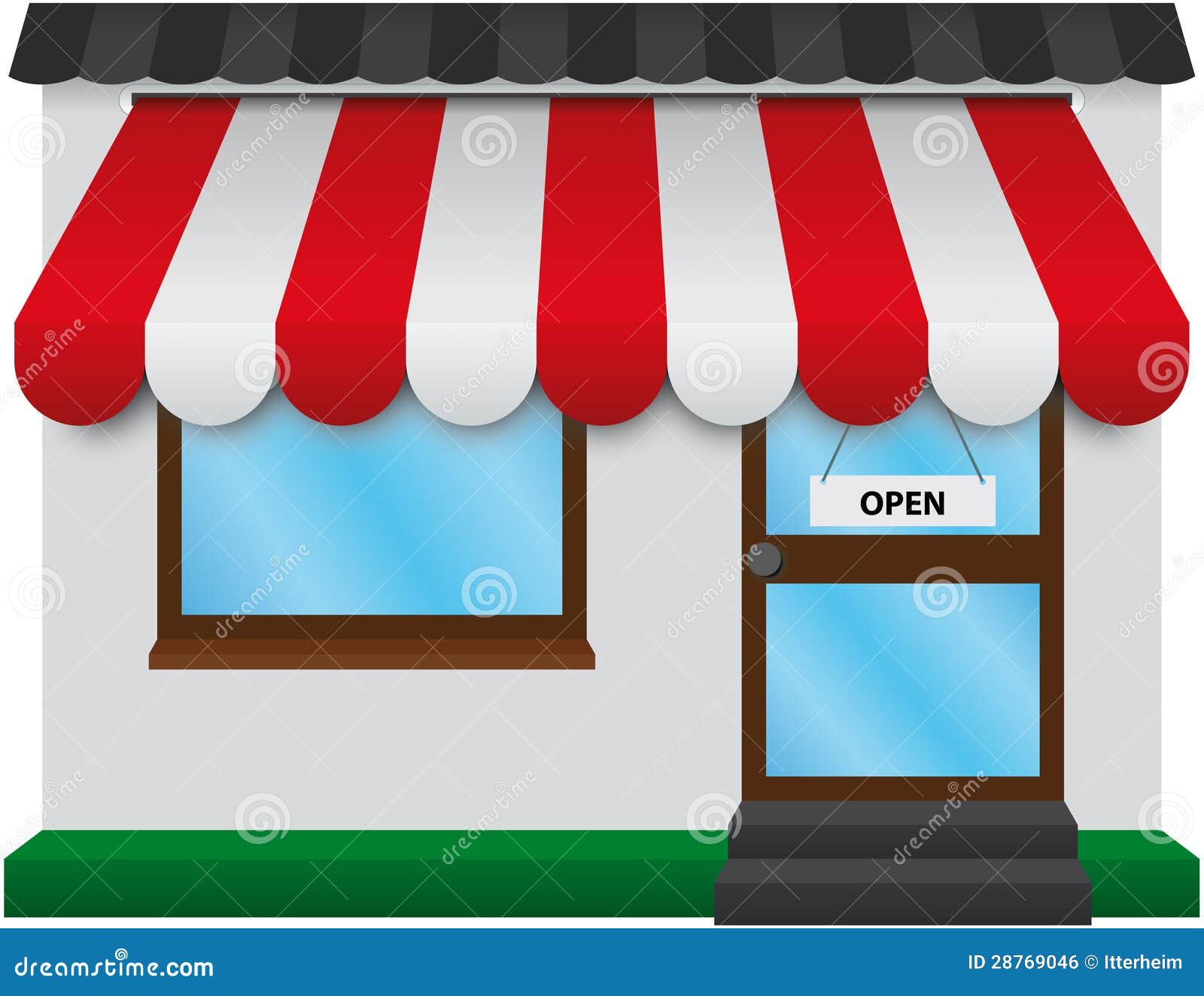 Negozio illustrazione vettoriale. Illustrazione di casa - 28769046