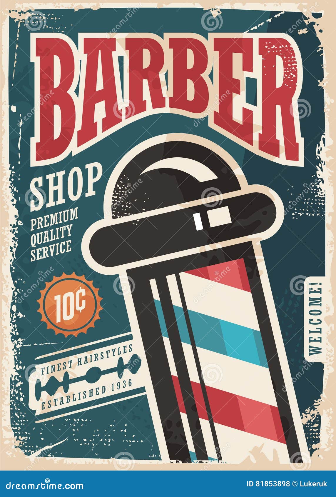 Negozio di barbiere fotografia stock editoriale. Illustrazione di ...