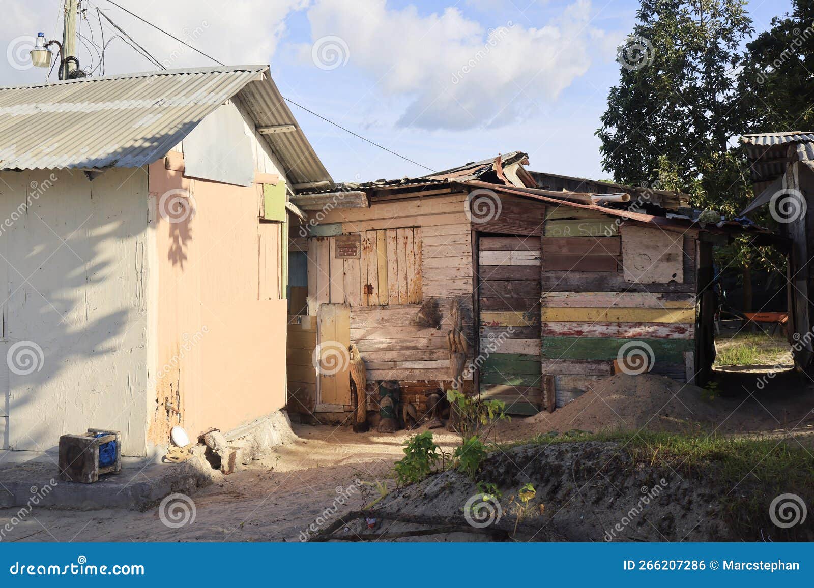 Negril stock photo. Image of board, indies, colorful - 266207286