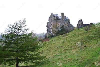 Neidpath castle 1 stock image. Image of scotland, history - 119179