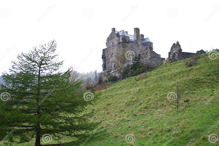 Neidpath castle 1 stock image. Image of scotland, history - 119179