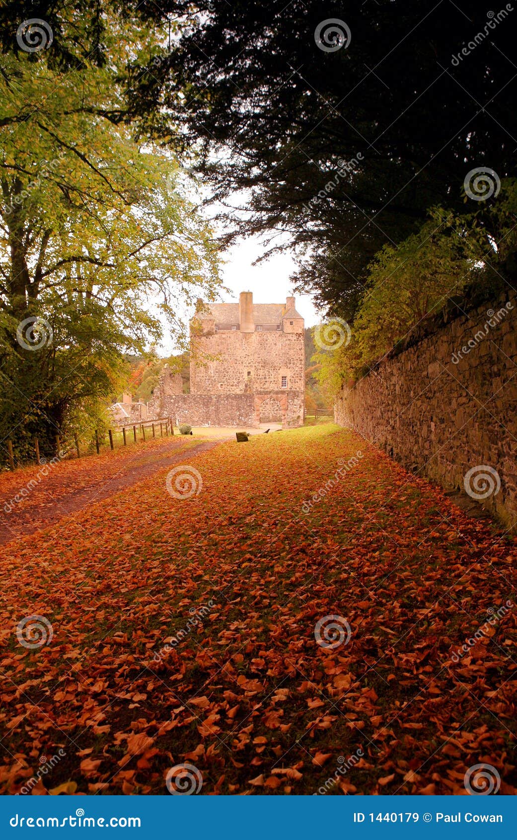 Neidpath Castle, Peebles stock image. Image of road, scotch - 1440179
