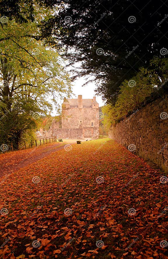 Neidpath Castle, Peebles stock image. Image of road, scotch - 1440179