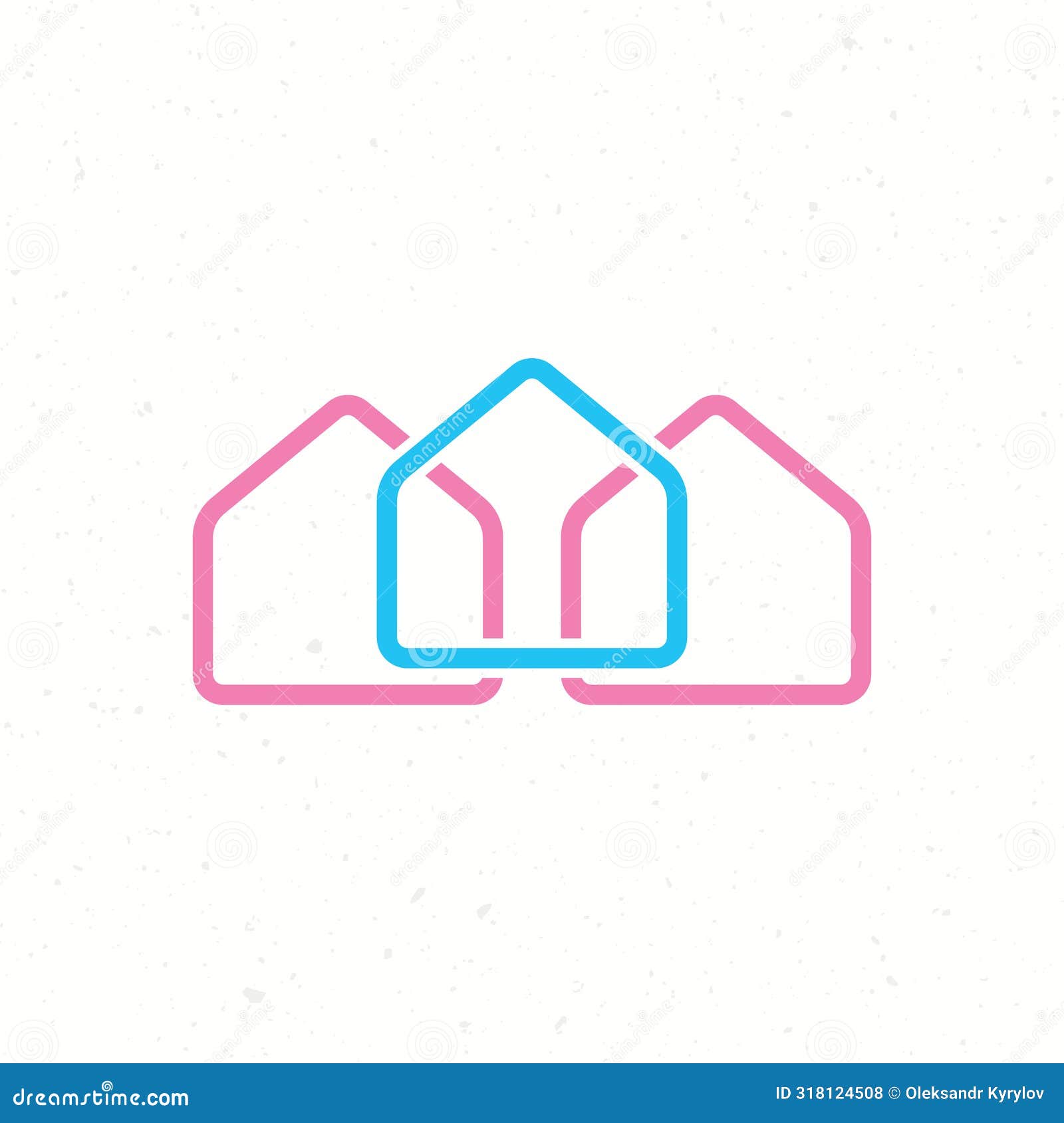 Neighbor Icon. Thin Linear Neighbor City Outline Icon Isolated on White ...