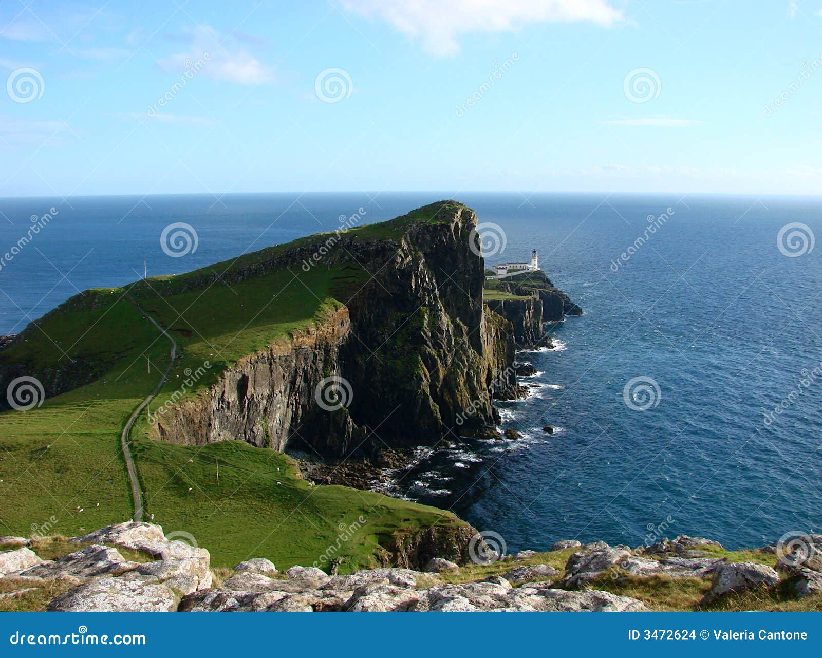Neist Lighthouse, Scotland stock photo. Image of cliff - 3472624