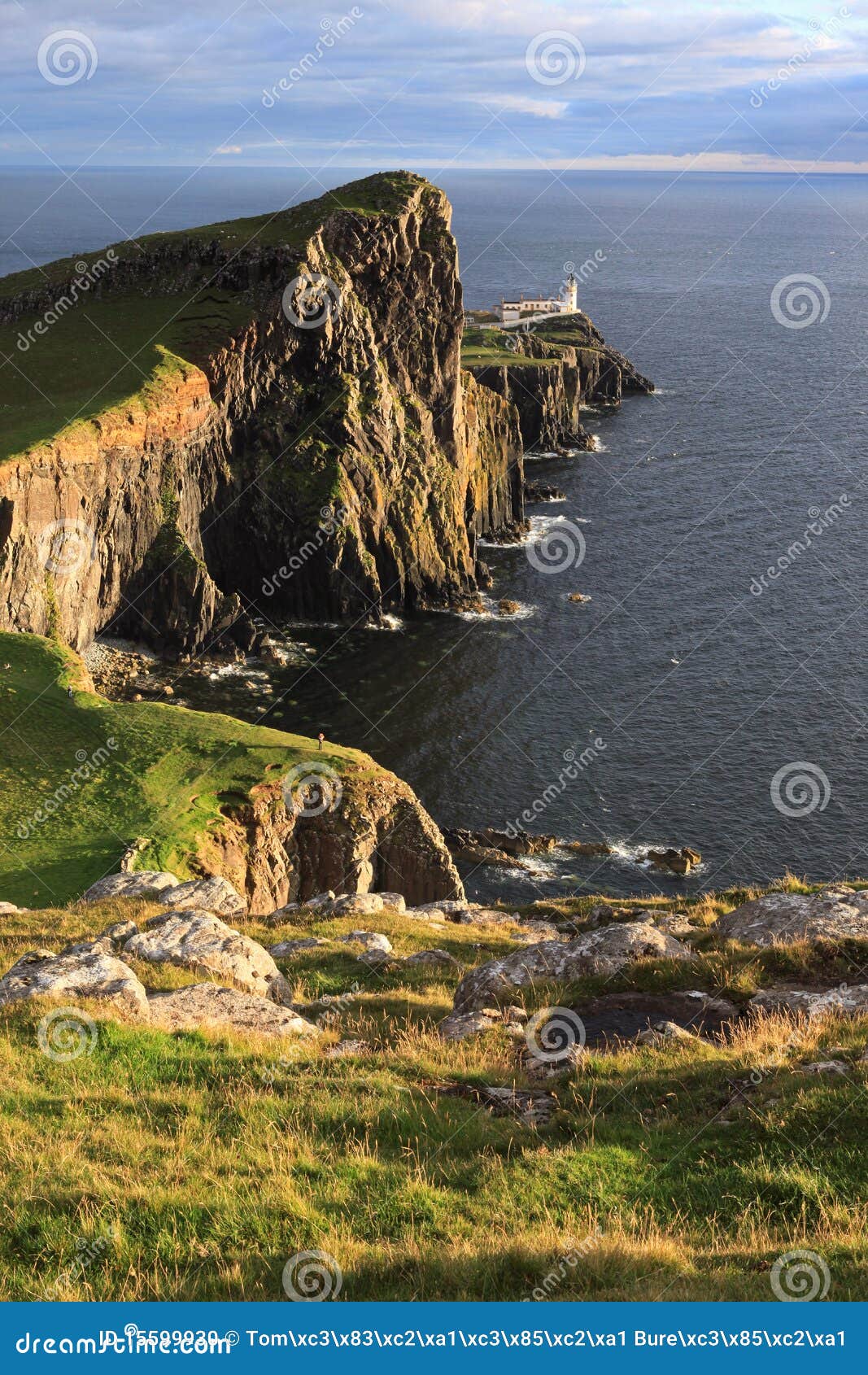 Neist Point stock photo. Image of horizon, lonely, lonesome - 15599930
