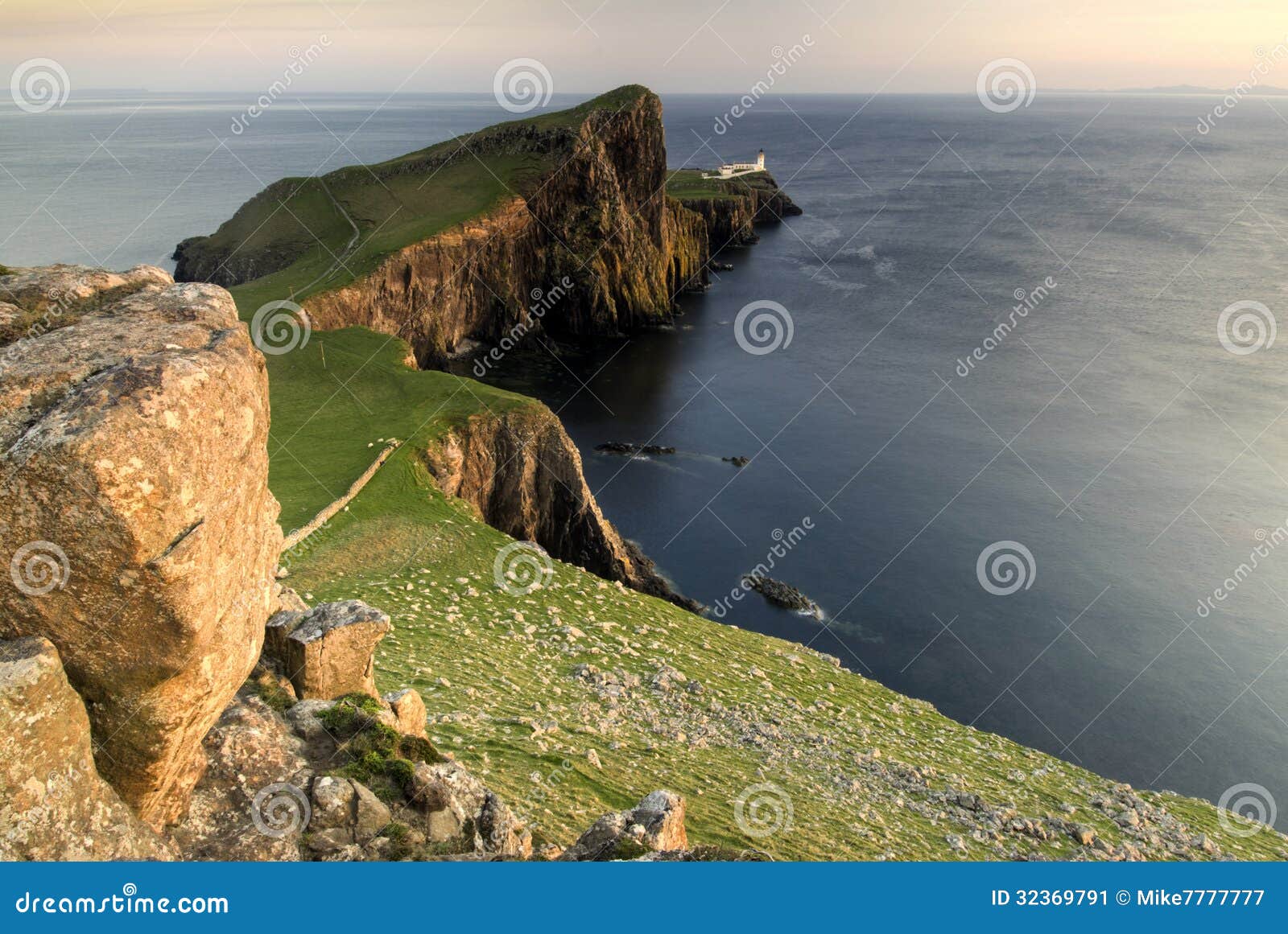 Neist Point, Isle of Skye, Scotland Stock Image - Image of hour ...