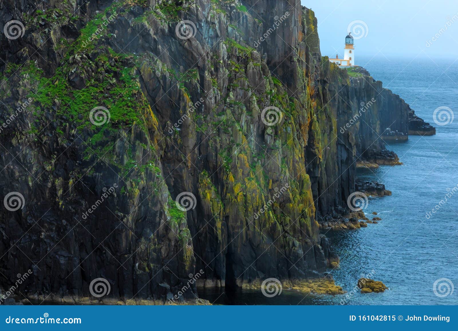 The Neist Point Lighthouse is on the West Coast of the Isle of Skye ...