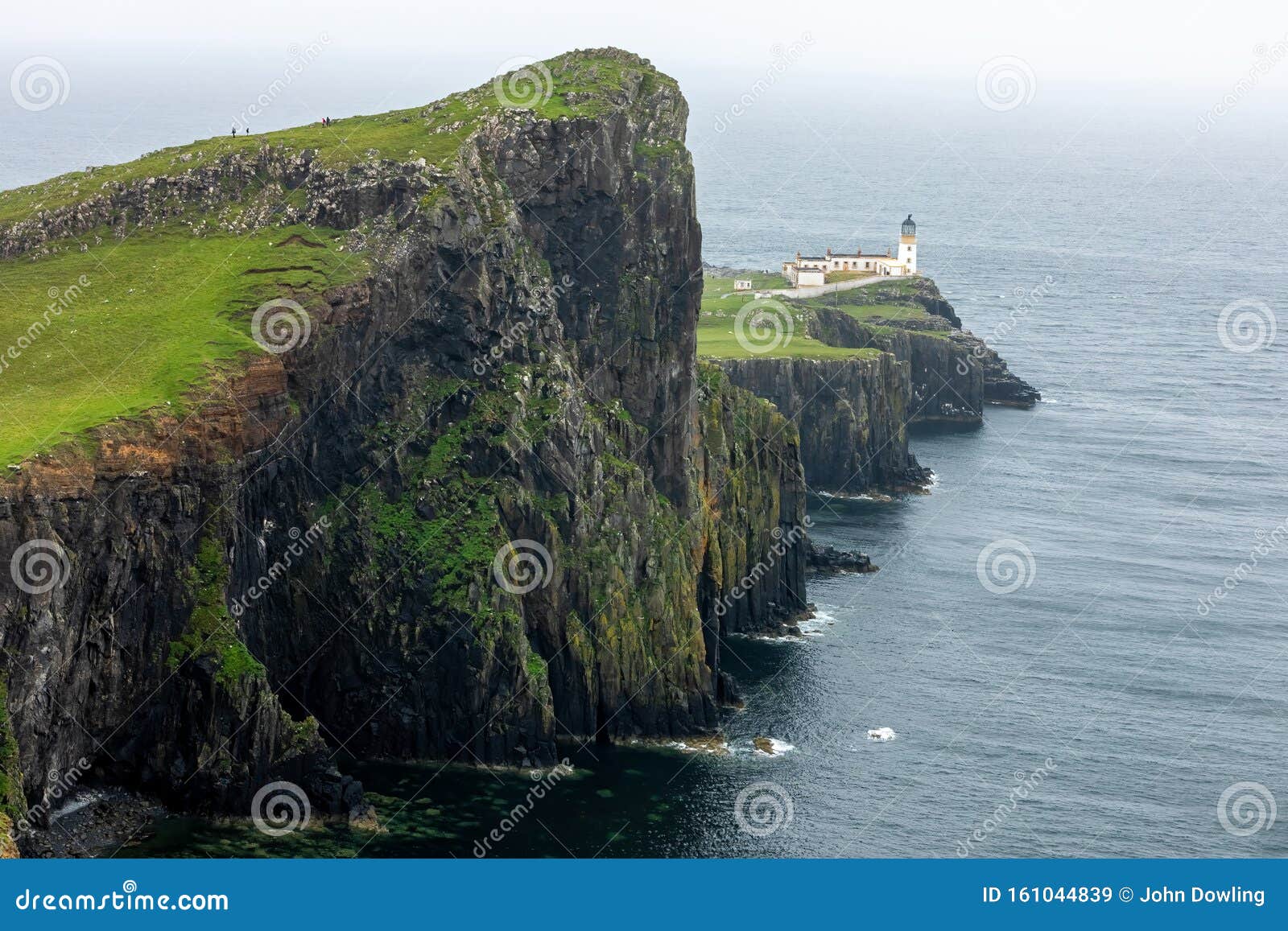 The Neist Point Lighthouse is on the West Coast of the Isle of Skye ...
