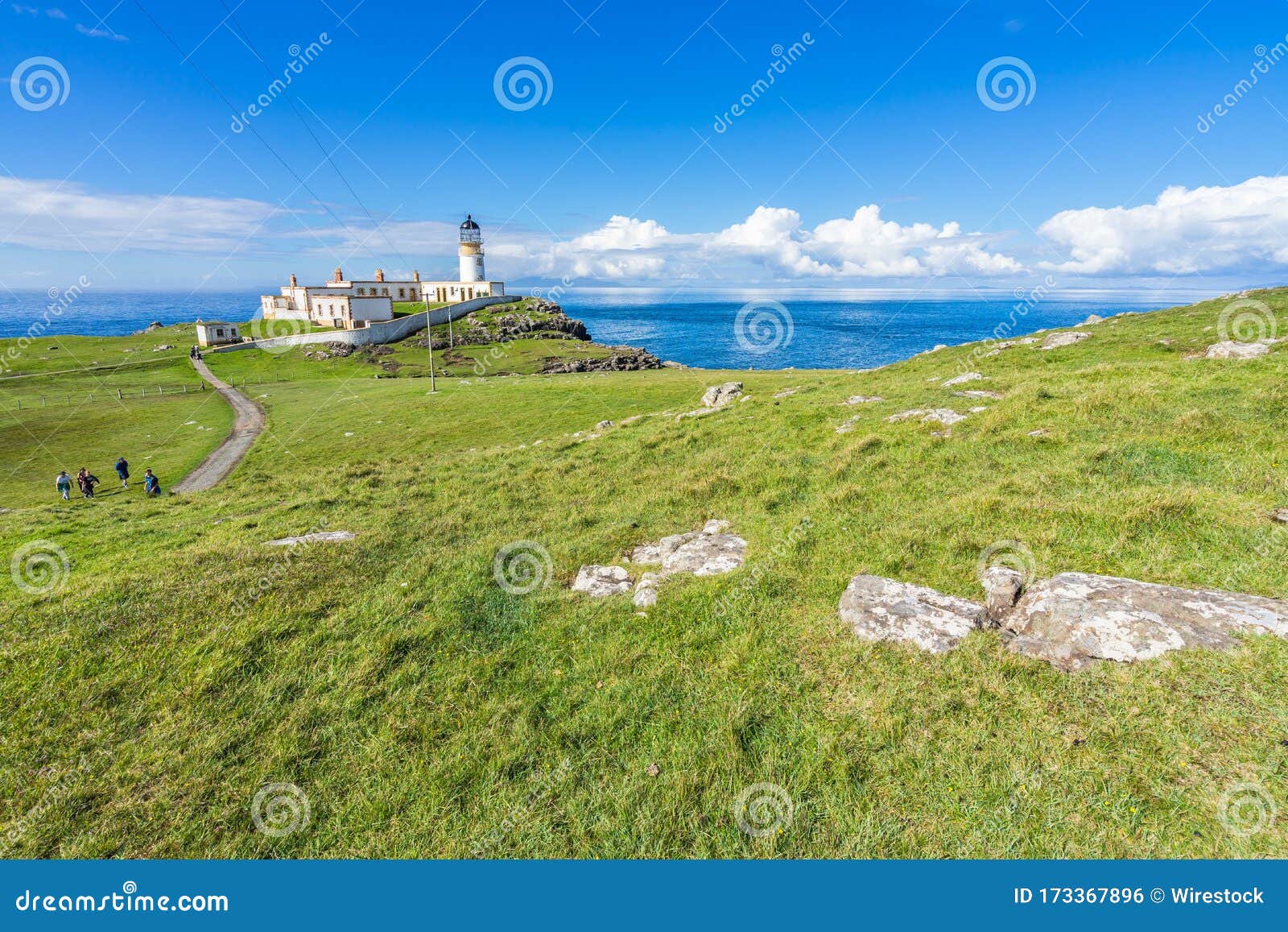 Neist Point Lighthouse, Isle of Skye, Scotland Stock Photo - Image of ...