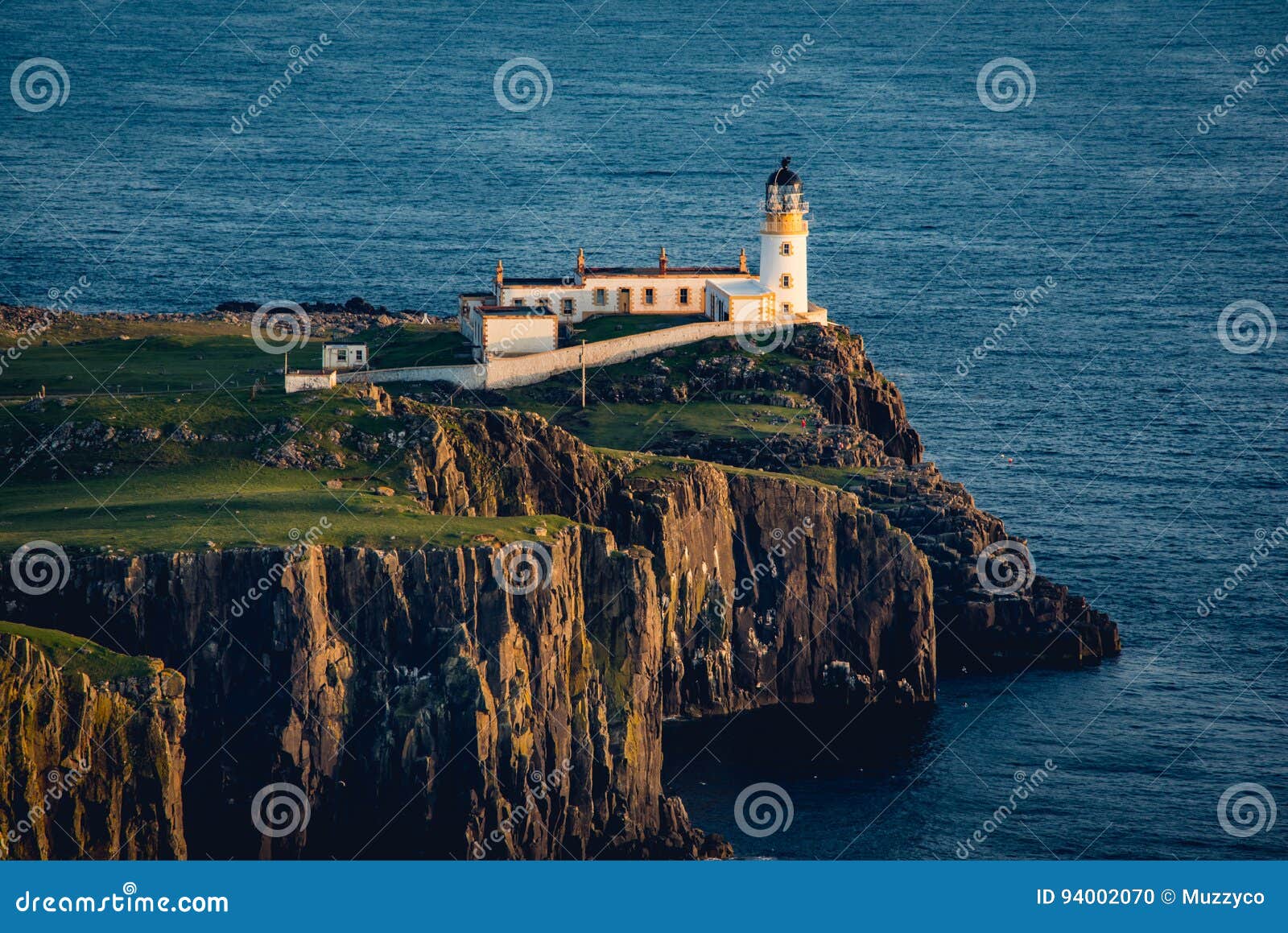 Neist point Lighthouse stock photo. Image of europe, peaceful - 94002070