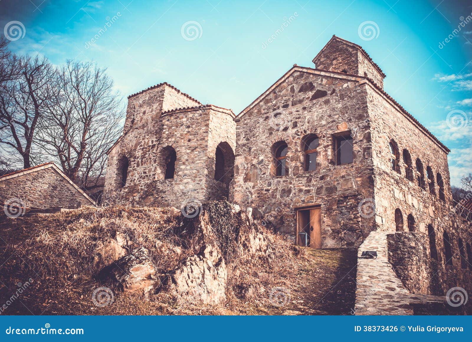 Nekresi stock photo. Image of history, aged, mountain - 38373426