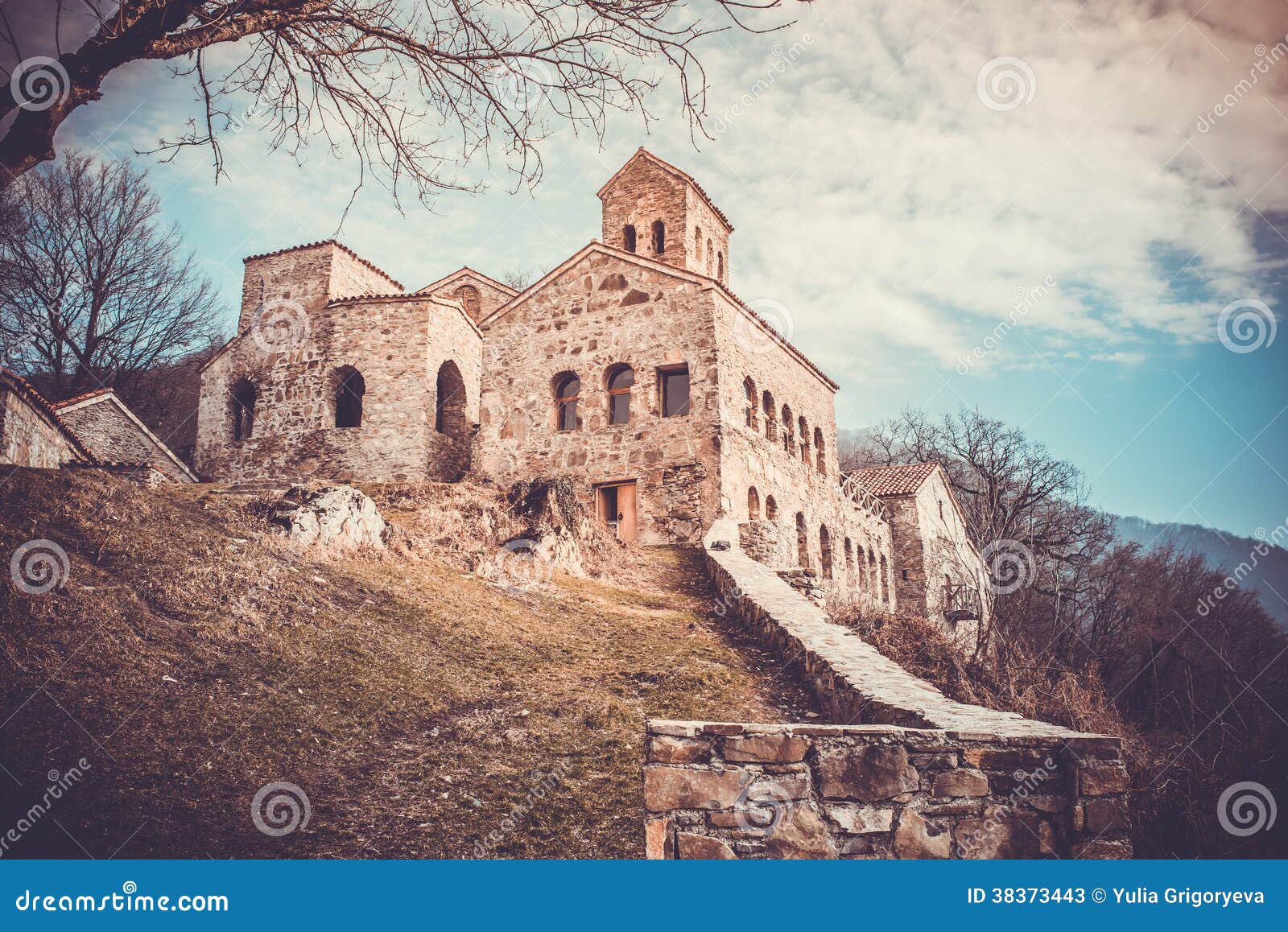Nekresi stock image. Image of monastery, autumn, historical - 38373443