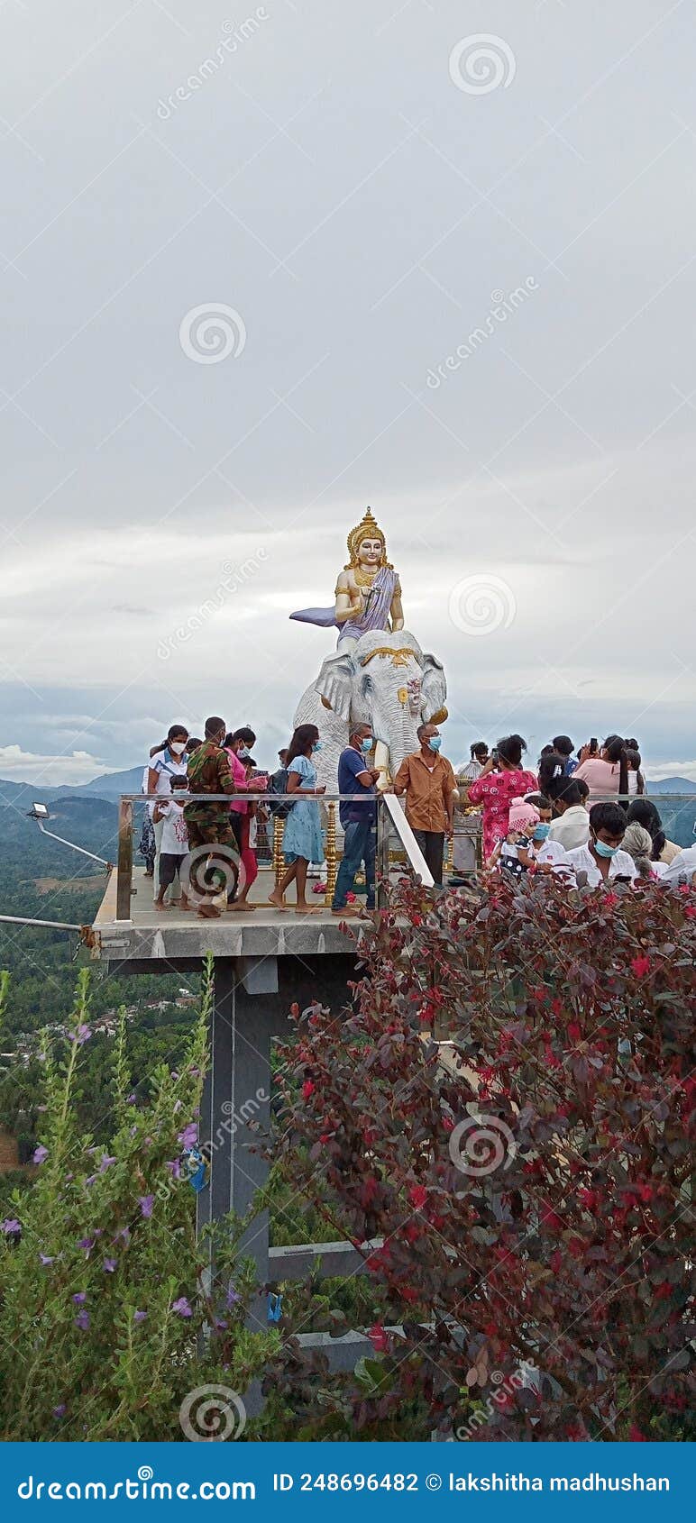 Nelligala Sri Lanka Buddhist Temple Editorial Photography - Image of ...
