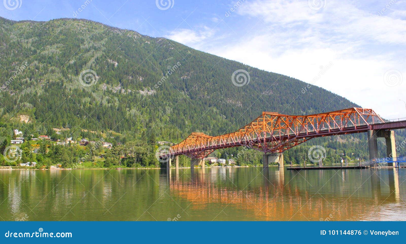 Nelson Bridge foto de stock. Imagem de ponte, across - 101144876