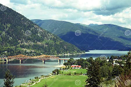Nelson, British Columbia stock photo. Image of aerial - 3126414